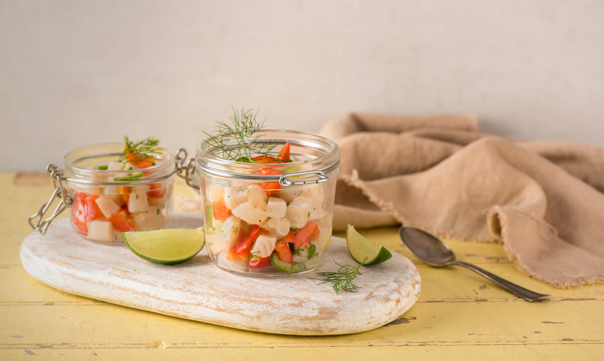 Ceviche de poisson au citron – La Maison Orphée