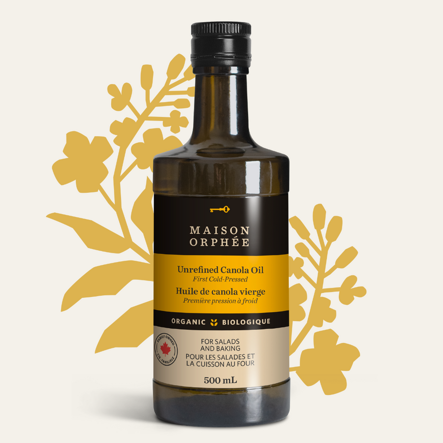 Huile de canola vierge bio | Maison Orphée – La Maison Orphée